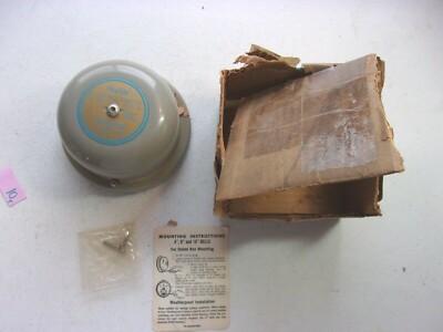 NEW IN BOX EDWARDS ADAPTABEL 4" VIBRATING BELL 340-4R5 240V 60 HZ (169 ...