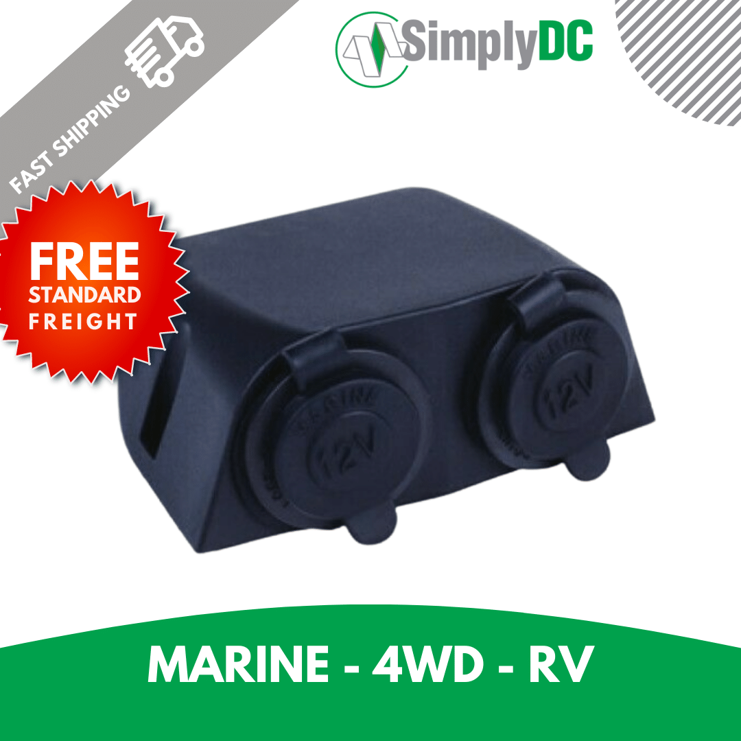 Engel Socket Surface Mount Double FRIDGE FREEZER ENGEL CARAVAN SOCKET ...