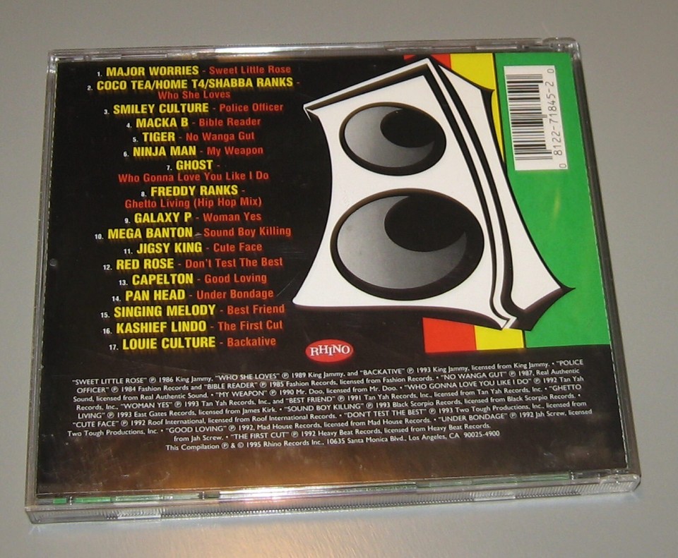 Mash Up The Place! - The Best Of Reggae Dancehall (CD, 1995, Rhino ...