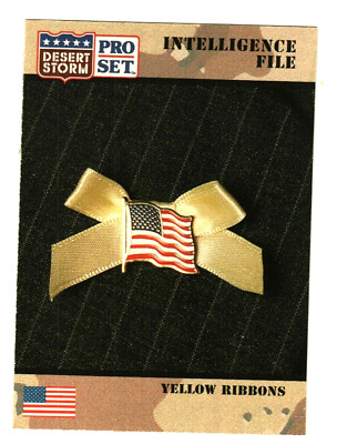 1991 PRO SET DESERT STORM MILITARY CARD - YELLOW RIBBONS #151 | eBay