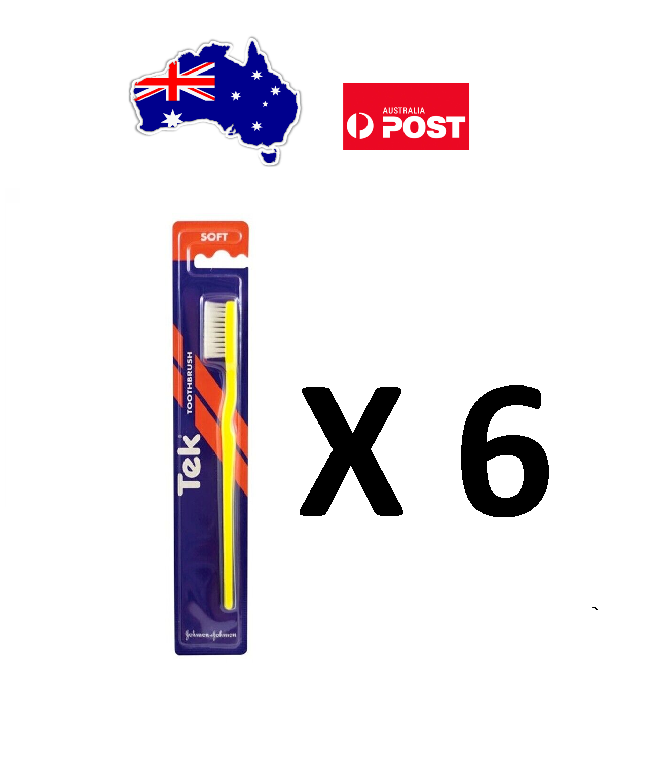 [6 PACK] Tek Toothbrush Soft Single Tooth Brush Dental Care Bristle ...