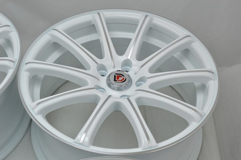 4 New 18x8 DDR Elite 18" Rims Wheels CSX ILX Integra Legend MDX TSX ...