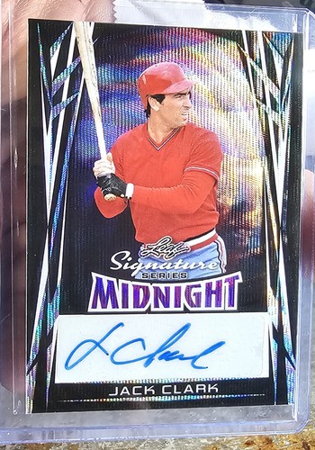 2025 SIGNATURE SER. JACK CLARK AUTO TRUE #1/1 SSP AUTOGRAPH CARD ...