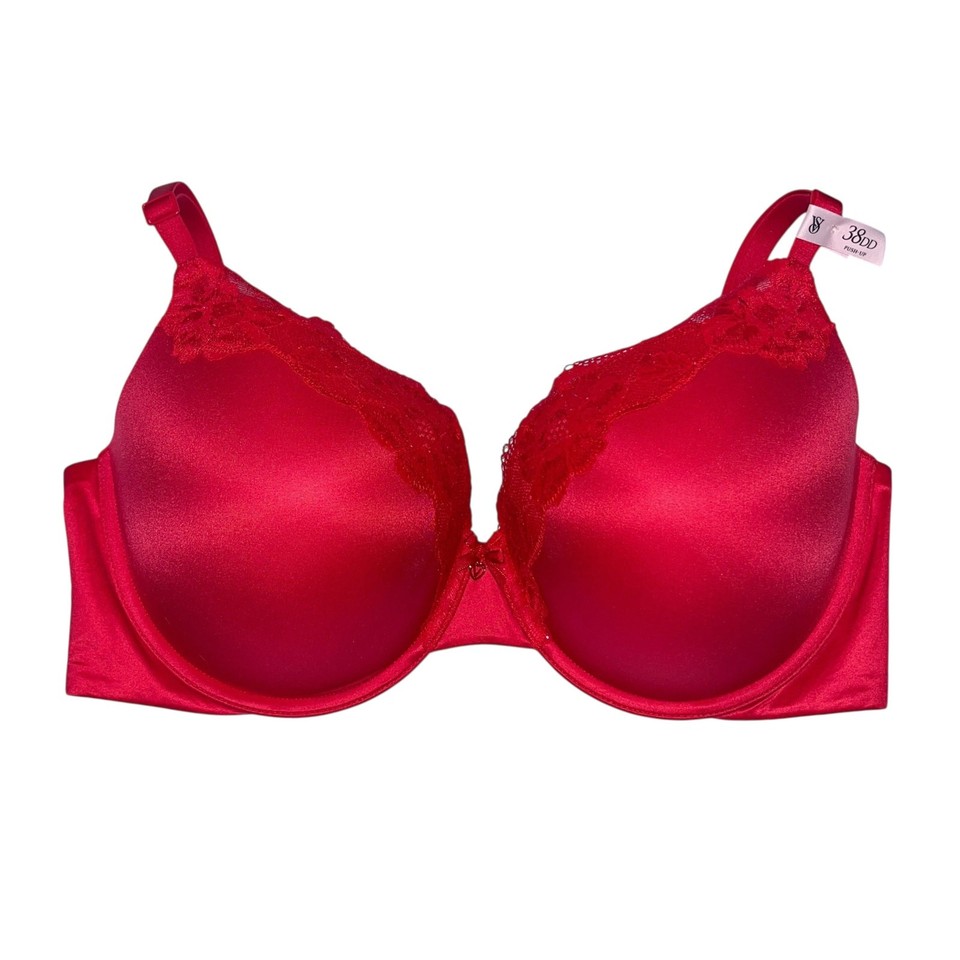 Victoria's Secret Body By Victoria Lace-Trim Perfect Shape Lined Bra ...