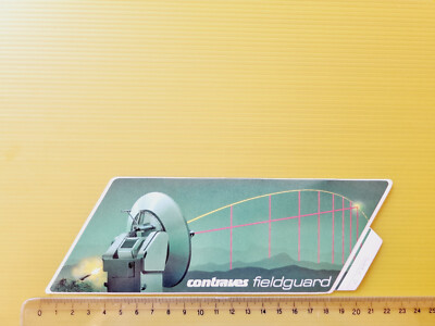 Autocollant Contraves Fieldguard Timbre Vintage 80s | eBay