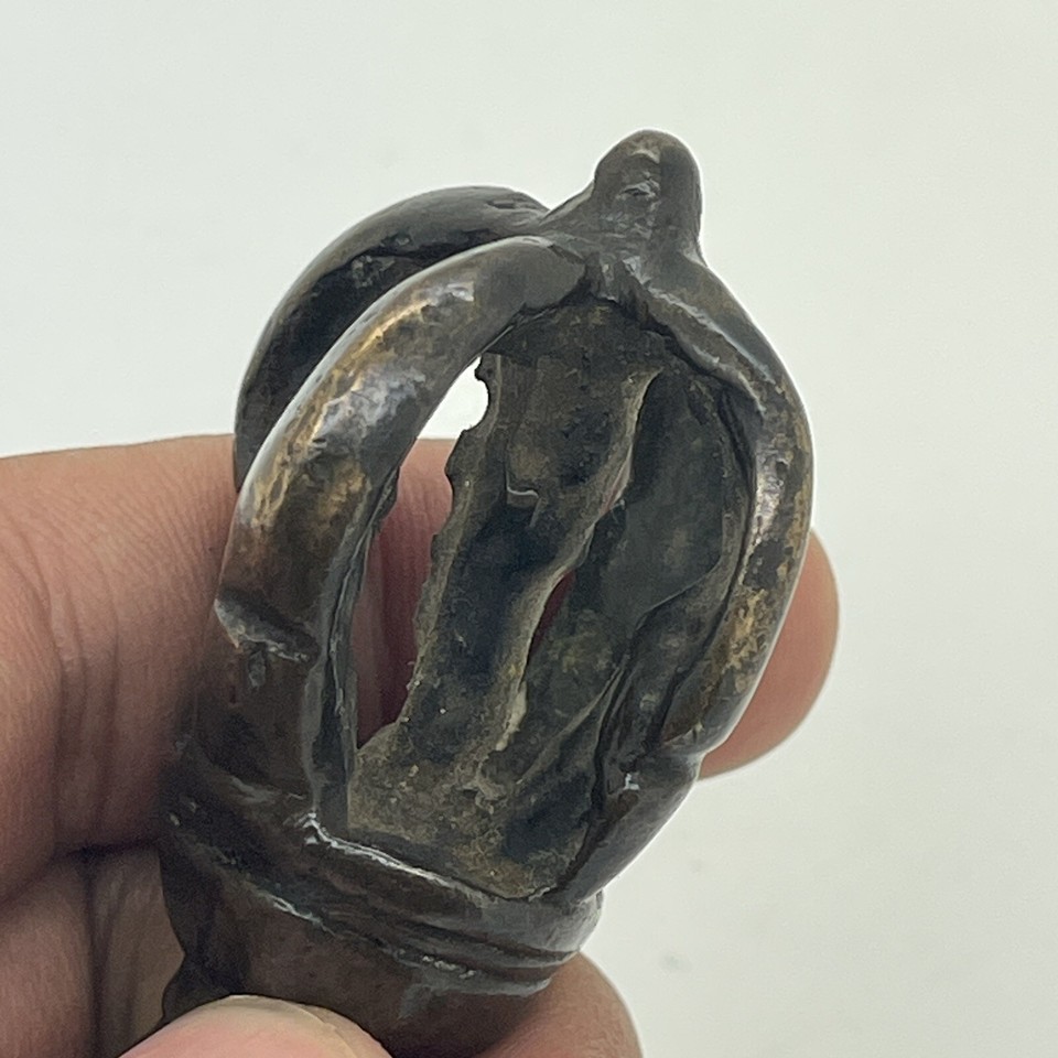 17th C. Antique Tibetan Buddhist Bronze Ritual Vajra Dorjee Artifact ...