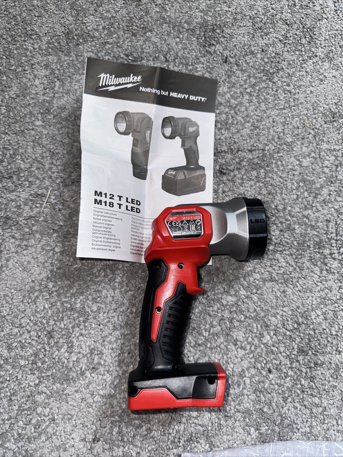 Milwaukee M18tled-0 18v M18 LED Torch Bare Unit for sale online | eBay