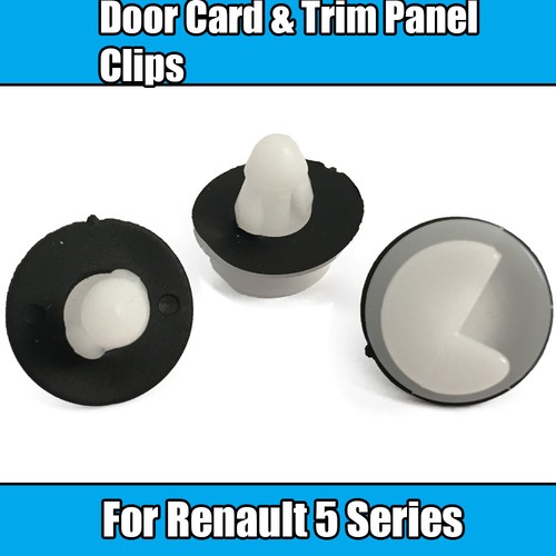 20x Trim Clips For Renault Door Card and trim panel Retainers W/ Rubber ...
