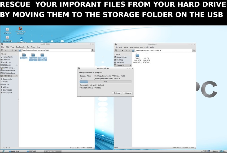 XTRA-PC ULTRA PRO 32 GB USB 3.0 PORTABLE OPERATING SYSTEM,MOVE BETWEEN ...