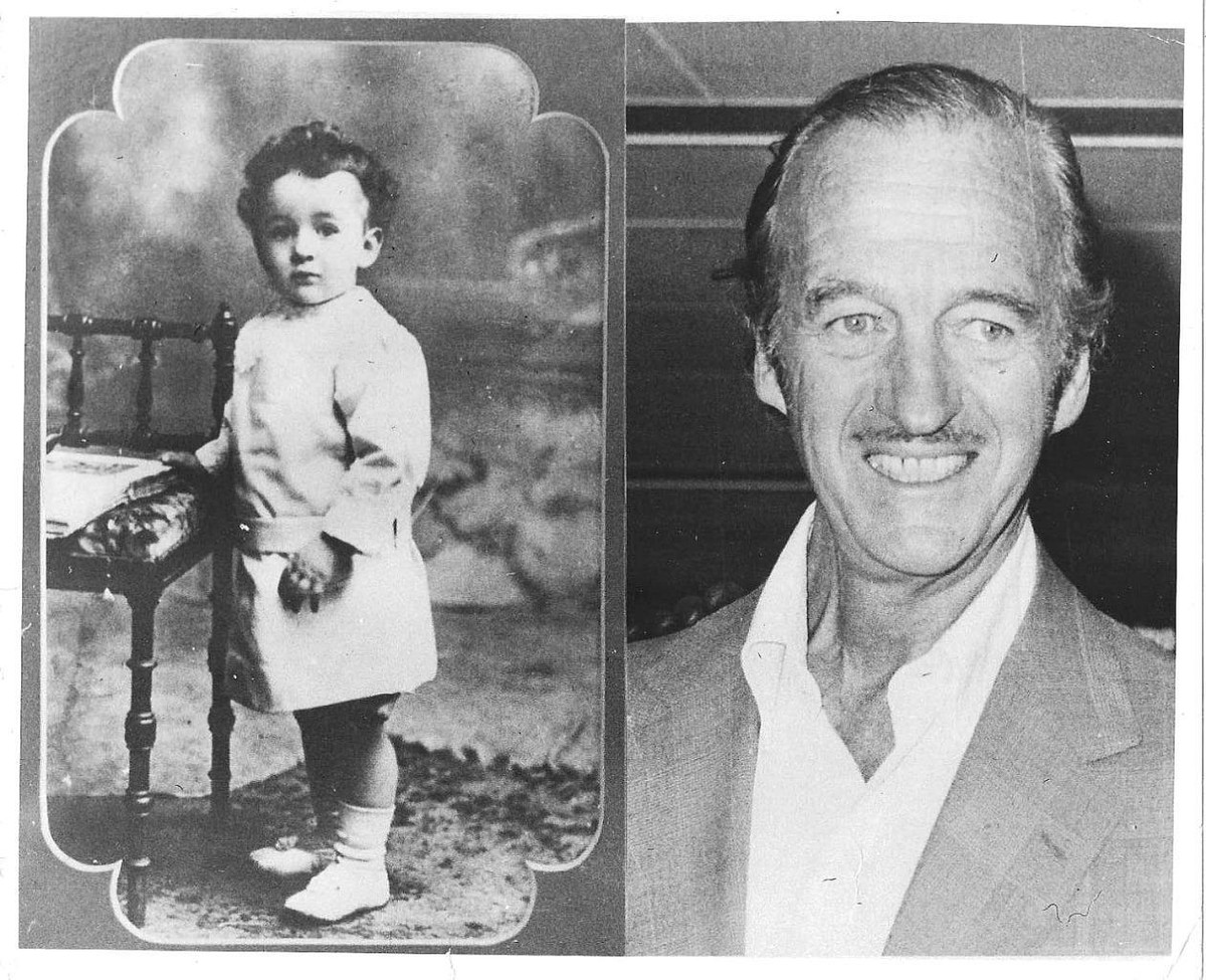 Young David Niven Mrs David Niven Dies Husband Children 1946 Vintage