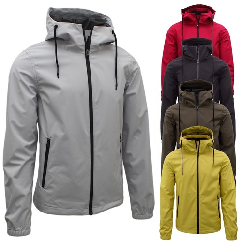 Men's Lightweight Waterproof Hooded Wind Jacket Spring | eBay