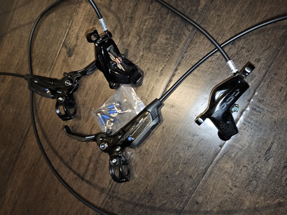 SRAM Code RSC 4-Piston Calipers Front and Rear Disc Brake set | eBay