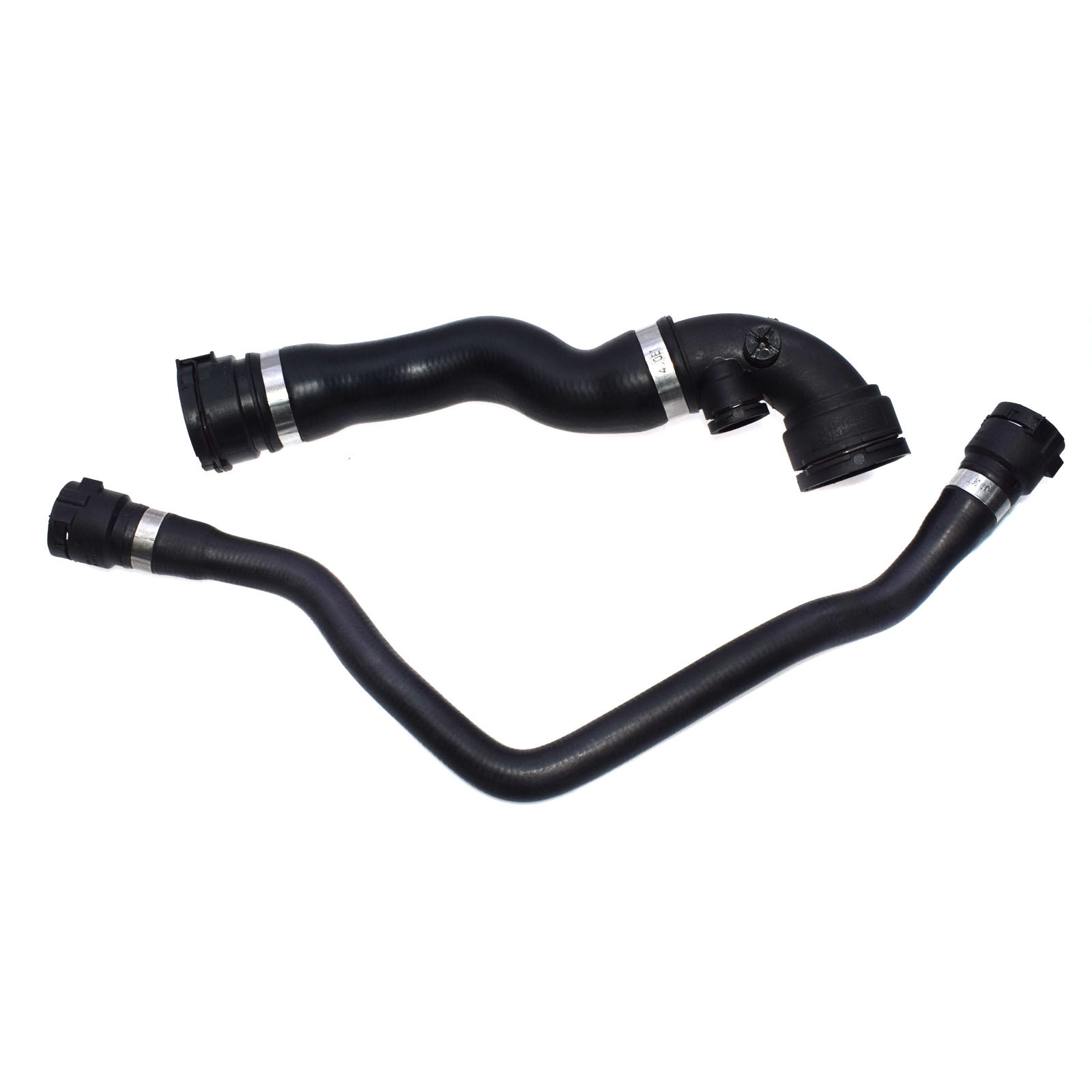 Upper Radiator Cooling &Expansion Tank Coolant Hose Set For BMW E46 323 ...