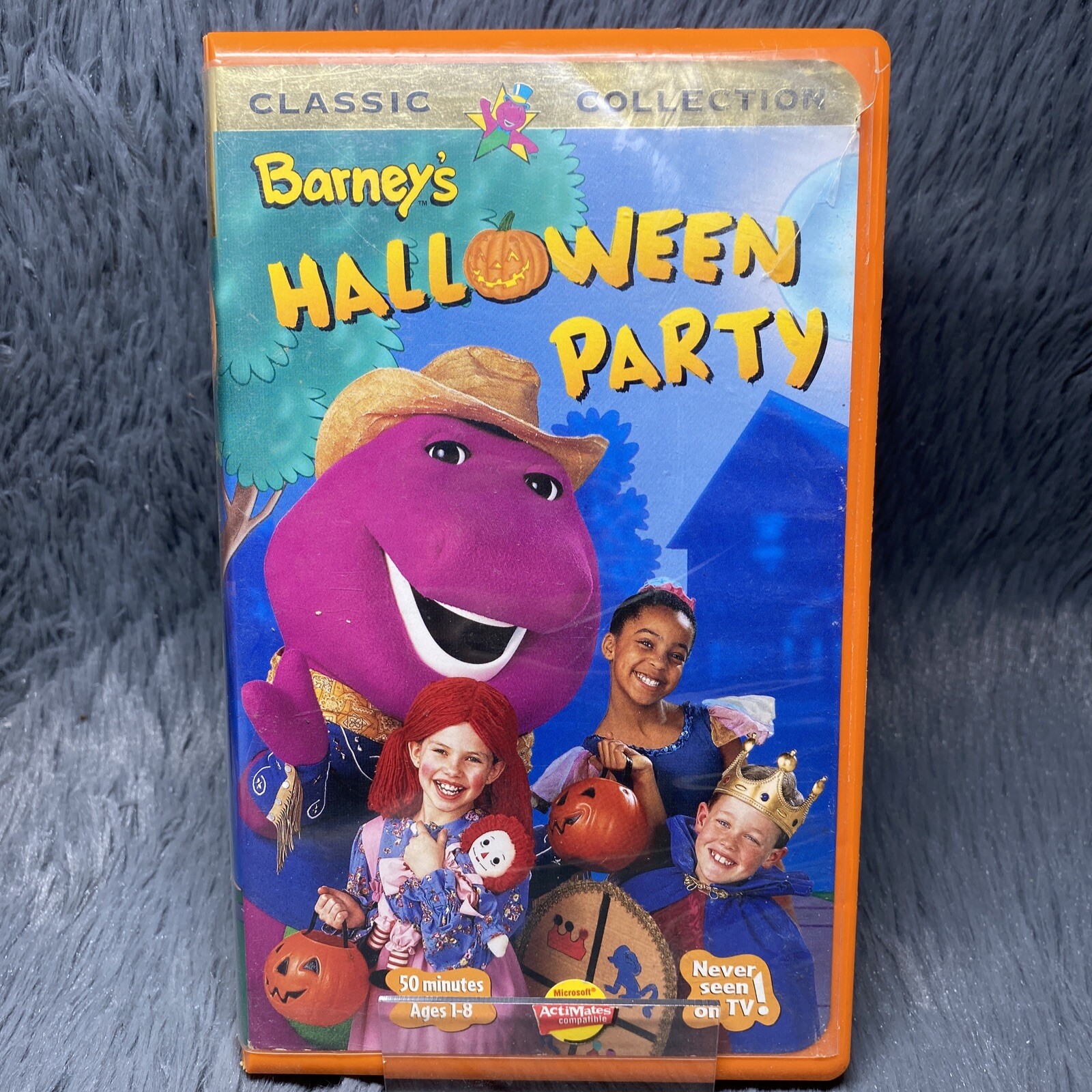 Barney - Barneys Halloween Party VHS 1998 Clamshell Classic Collection ...