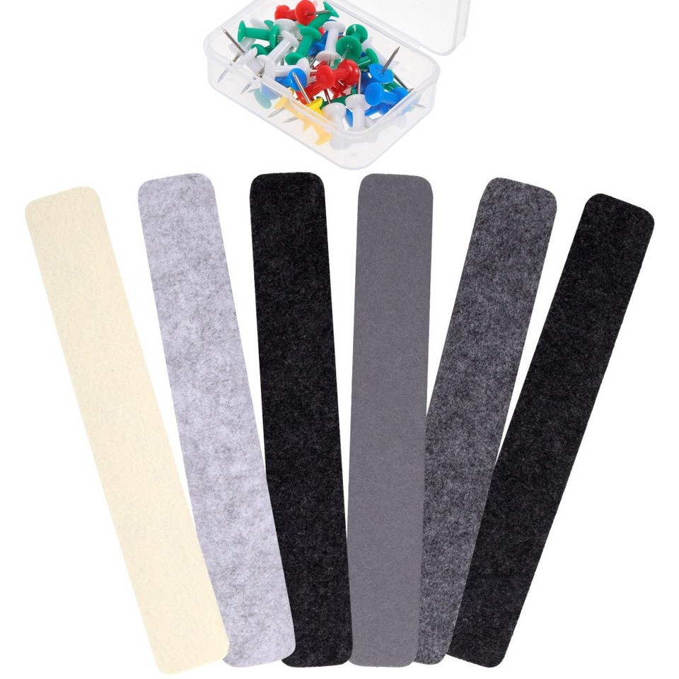 1 Set Bulletin Board Strip Felt Bulletin Board Pin Boards Small ...