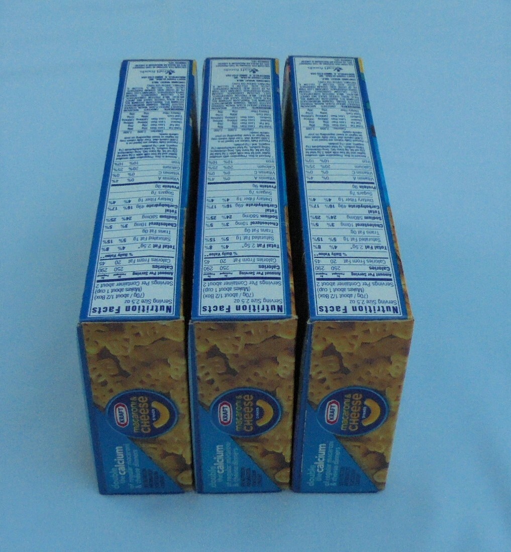 Disney Phineas and Ferb Shapes Kraft Macaroni and Cheese Dinner 3 Box ...