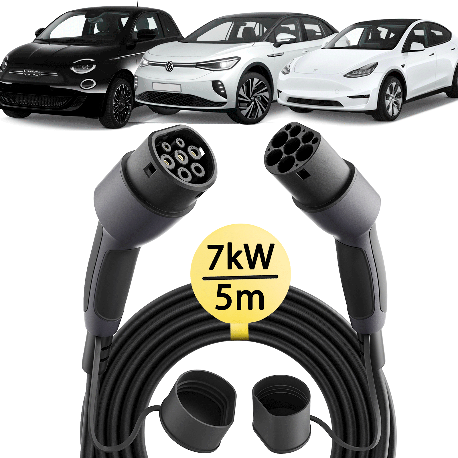 5M Type 2 to Type 2 EV Charging Cable 7.2kW 32A EV Charger dé for MG 5 ...