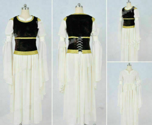 The Lord Of The Rings Cosplay Princess Eowyn Cosplay Costume Gown Dress ...