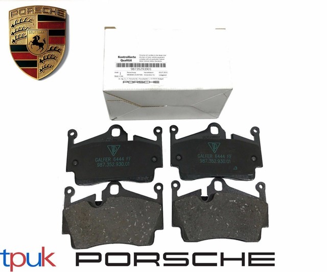 Porsche Boxster 987 Rear Brake Pad Set 98735293901 Genuine for sale ...