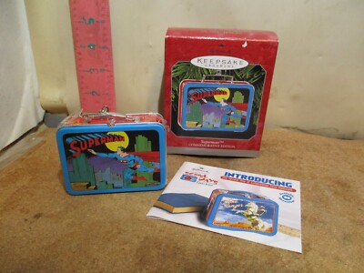 VTG 2000 Hallmark Keepsake Ornament Superman Lunch Box TV Show | eBay