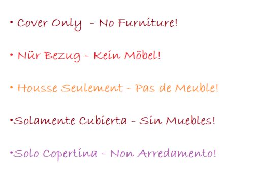 IKEA SODERHAMN Footstool Cover REPLOSA Black Ottoman Slipcover - 002. ...