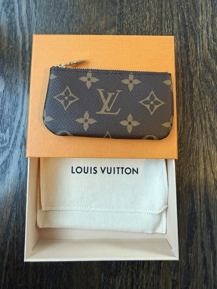 Brand New Louis Vuitton Key Pouch LV Monogram, Small, Box and Papers | eBay