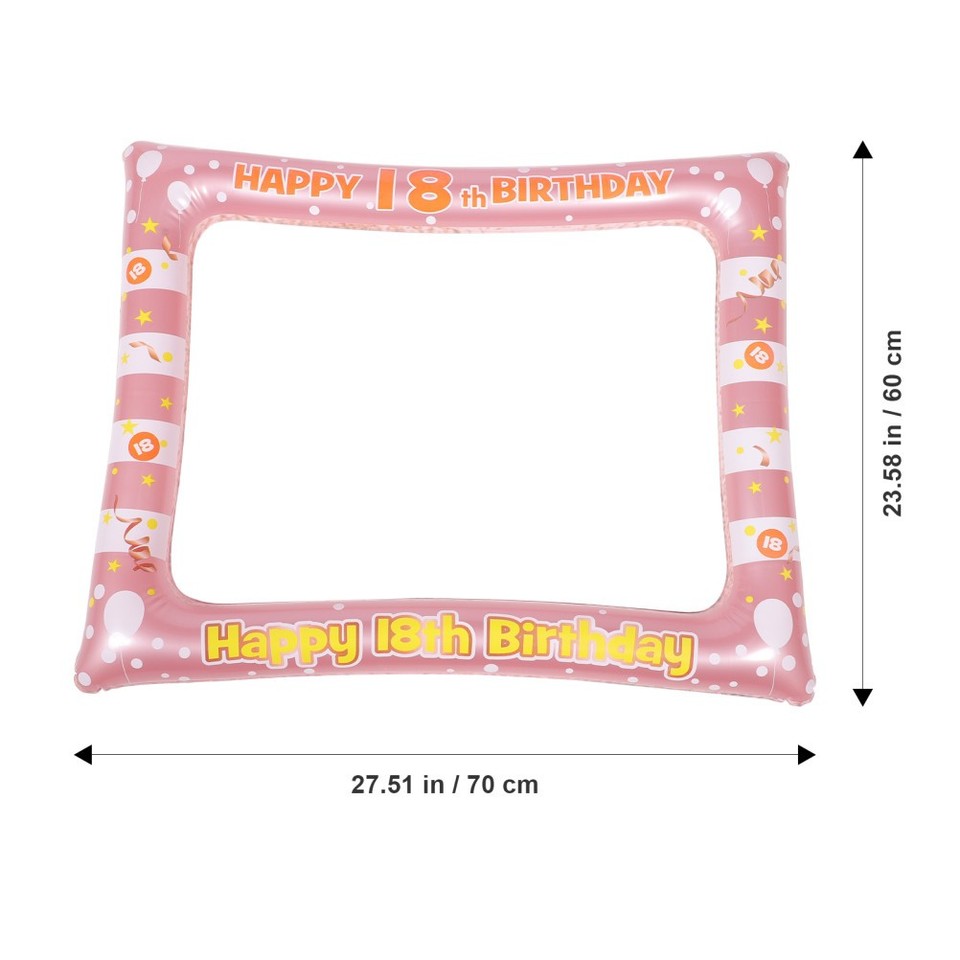 1 Set Inflatable Photo Booth Props 18th Birthday Photo Props Party ...