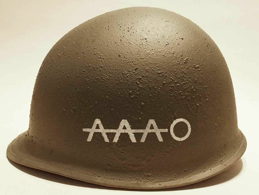 US Helmet Stencil 9th Inf Div Infantry Division 39th Reg M1 WW2 WWII ...