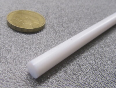 Teflon PTFE Virgin White Rods (3/8) .375" Diameter x 24" Long, 6 Units ...