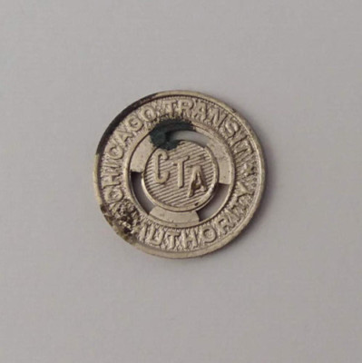 Chicago Transit Authority CTA Transit Token 16mm | eBay
