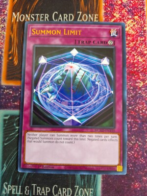 Yu-Gi-Oh! TCG Summon Limit MGED-EN150 Gold Rare 1st Edition Near Mint ...