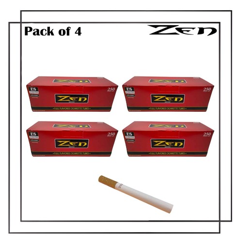 Zen Red King Cigarette 250ct Tubes-4pack | eBay