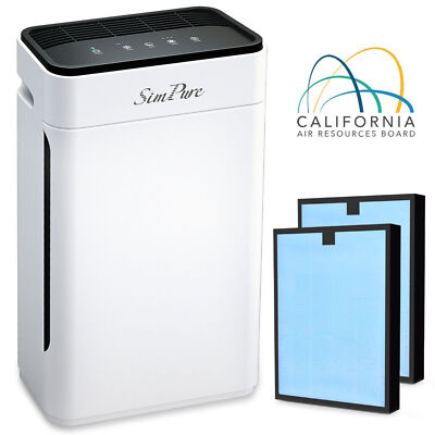 SimPure HP8 Large Room Air Purifier with 4 Stage Filtration System ...