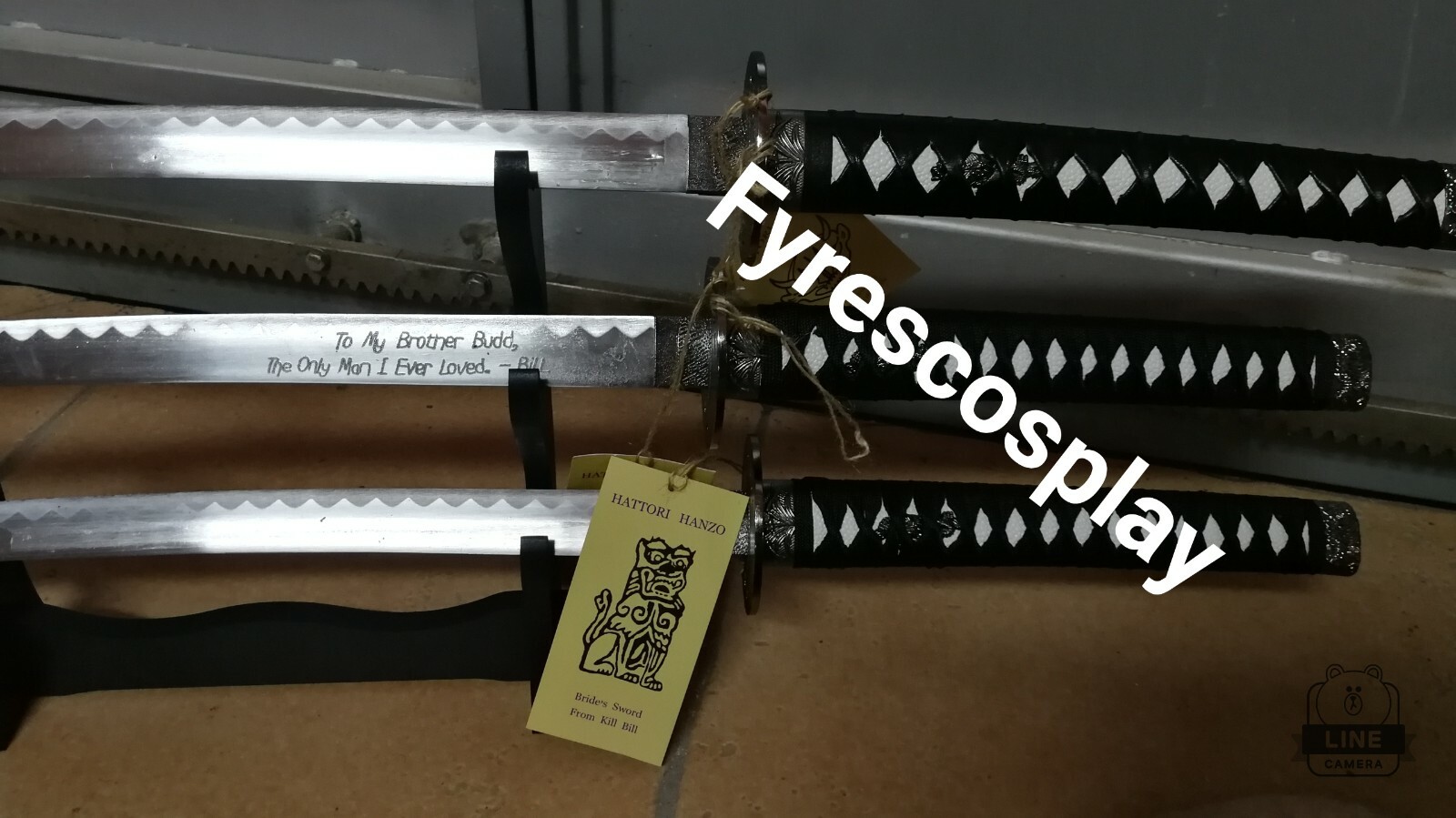 Set swords of Kill Bill budd Beatrix Kiddo and Bill | eBay