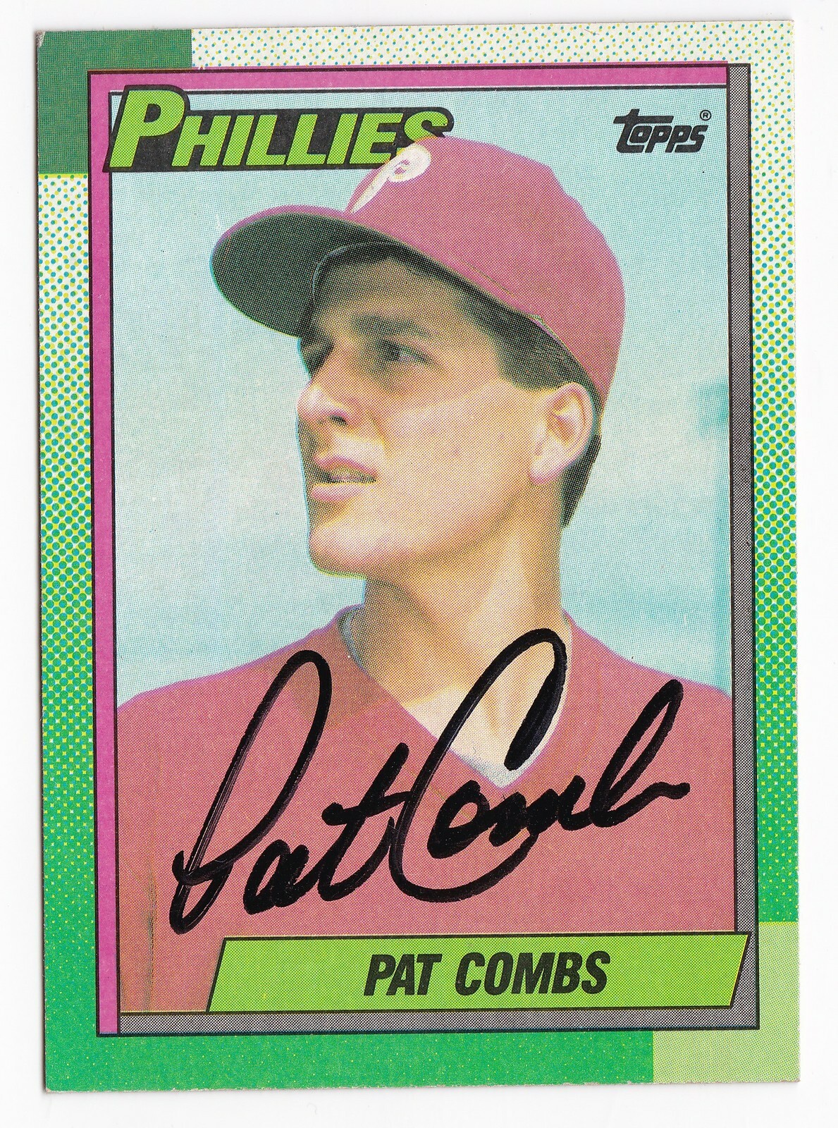 Pat Combs Autograph On A 1990 Topps - Philadelphia Phillies | eBay