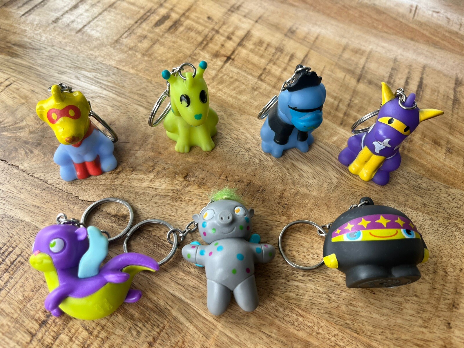 American Heart Association Kids Heart Challenge Keychains Lot of 7 Dogs ...