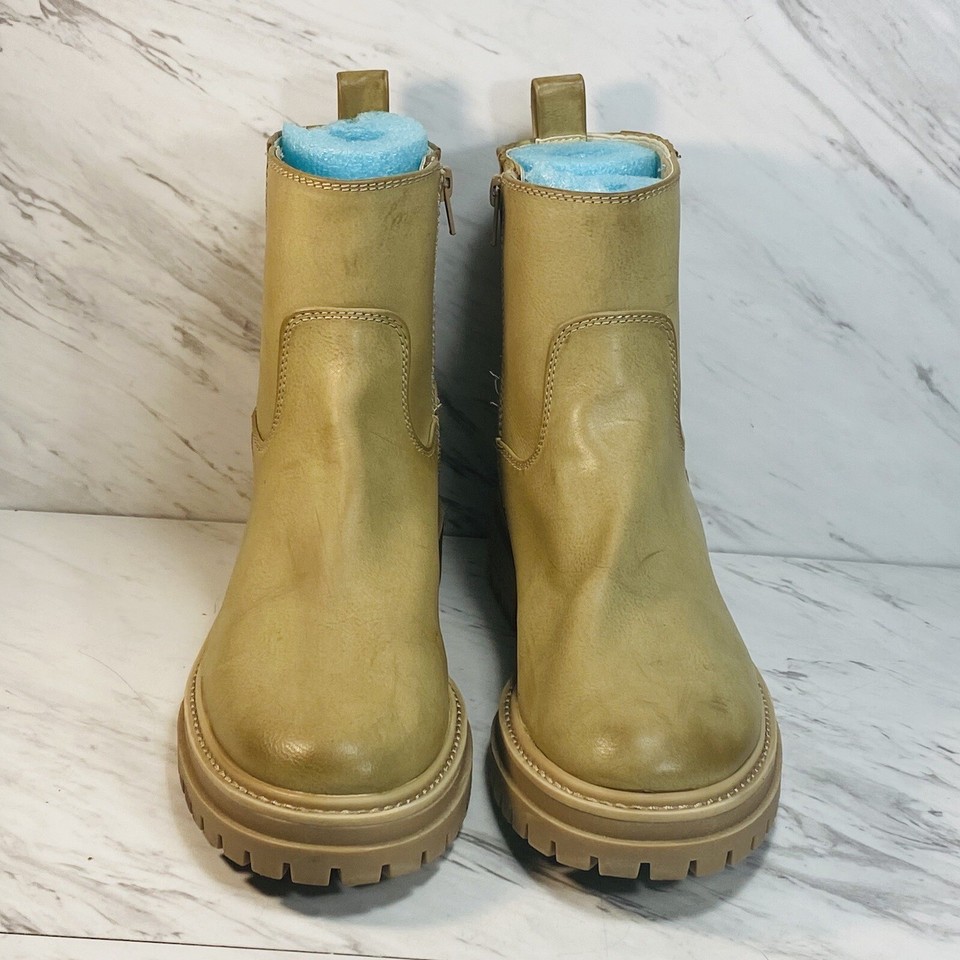 Time and Tru Women Lug Chelsea Boots Size 9 Slouchy Shaft Chunky Tread ...