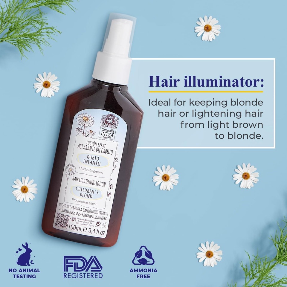 Intea Chamomile Kid's Blond Hair lightening Spray 100ml | eBay