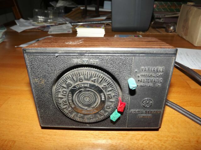 Vintage Retro GE Variable Manual Automatic Home Sentry Timer Model 8136 ...
