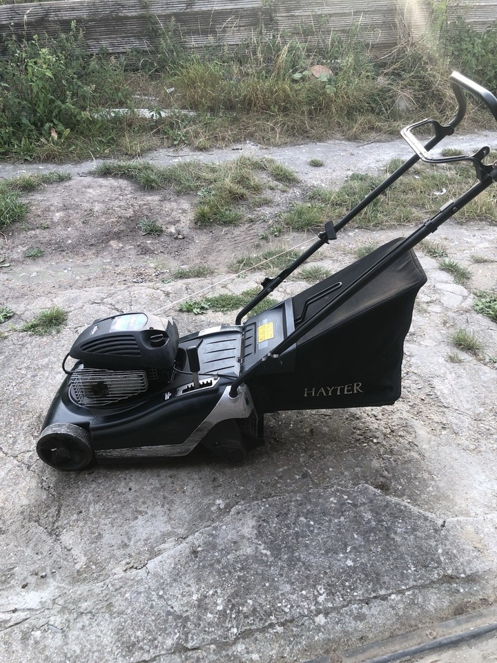 Hayter Spirit 41 Self-Propelled Lawn Mower With Rear Roller | eBay UK
