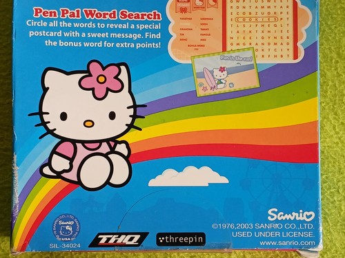 2003 Hello Kitty Dream Carnival BOX CD-ROM PC Game Windows Sanrio NOS ...