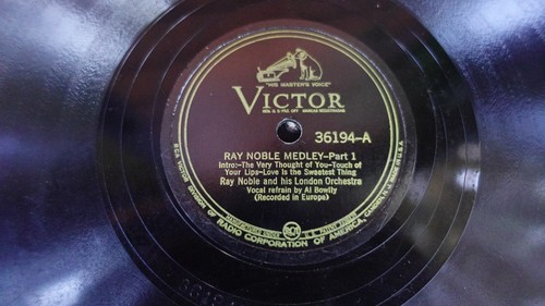 Ray Noble W/ Al Bowlly "Ray Noble Medley" VICTOR 36194 - 12” 78 RPM | eBay