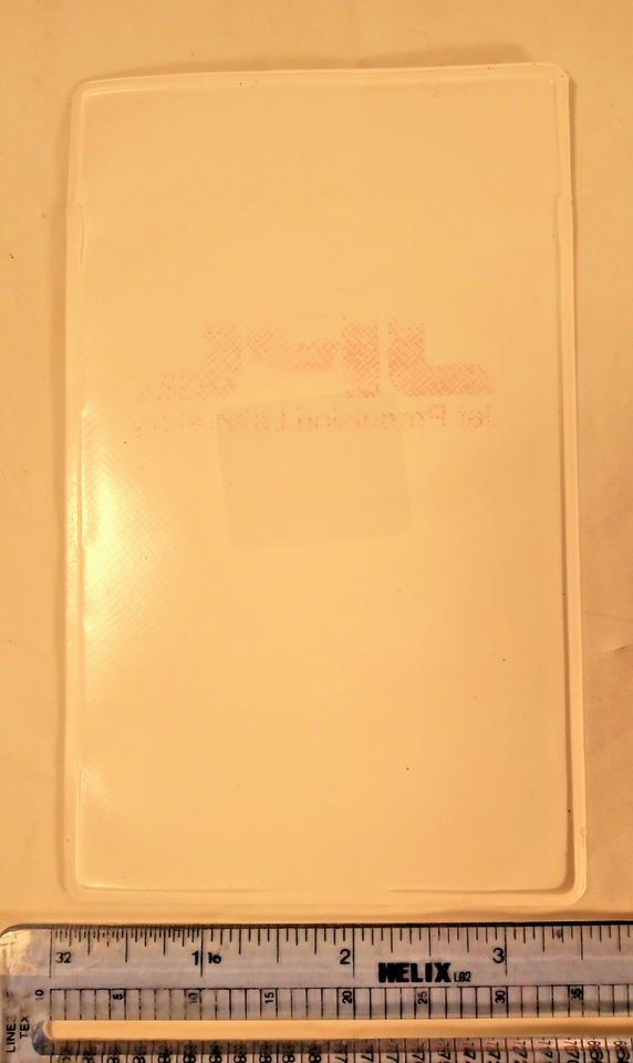 Vintage JPL Red Logo Pocket Protector White PVC Jet Propulsion ...