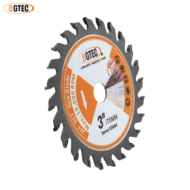 Saw Blade 3''/75mm TCT Carbide Wood Cutting Disc TCT 24T Cut-off Wheel ...