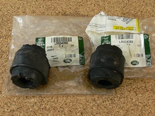 GENUINE LAND ROVER REAR STABILIZER BAR BUSHING LAND ROVER LR2 SET OF 2 ...