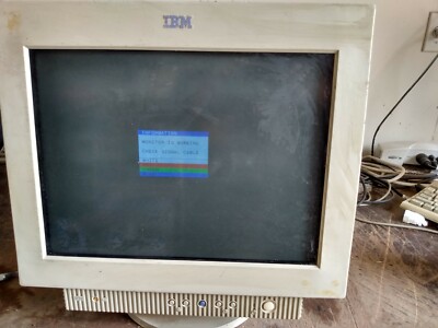 VINTAGE IBM 6550-23N CRT MONITOR | eBay