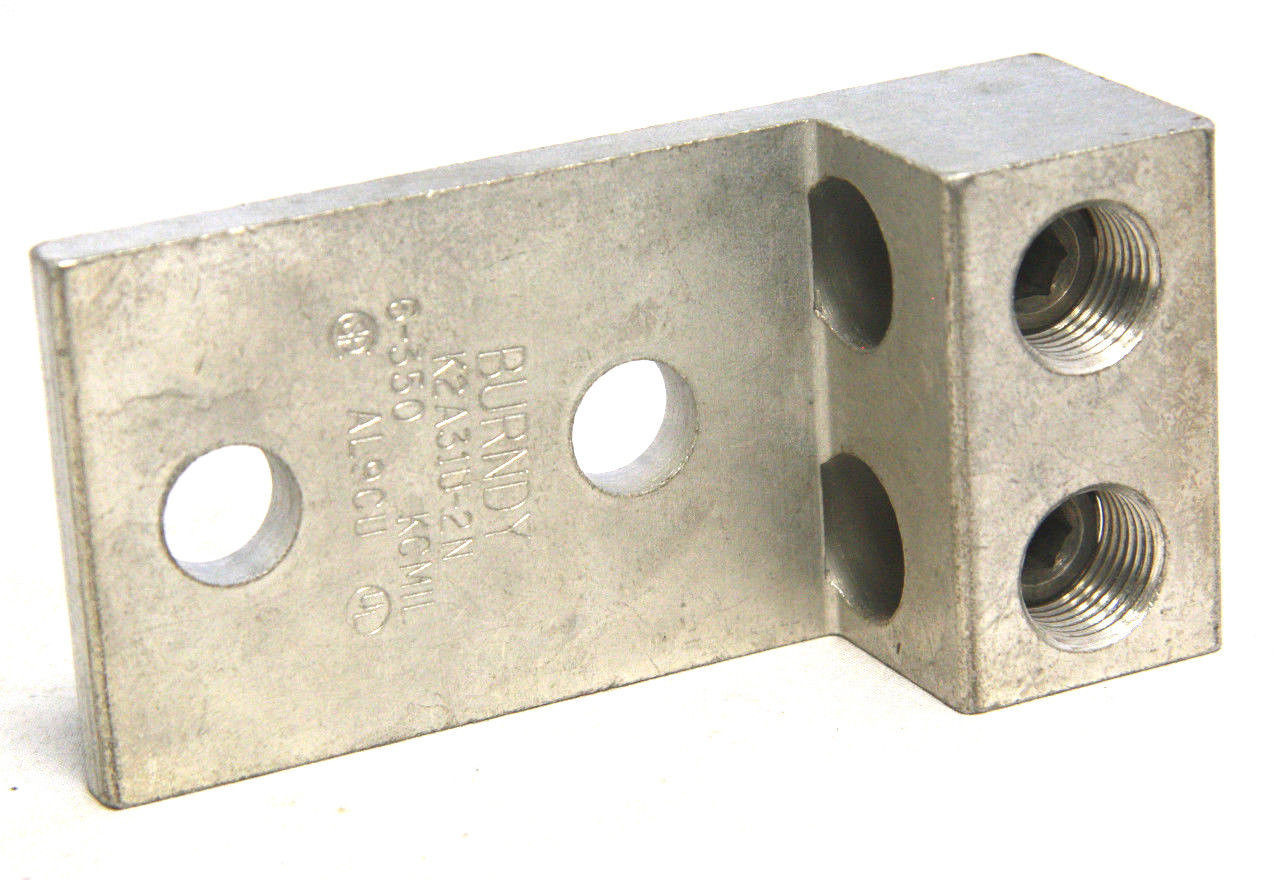 Burndy K2A31U-2N Two Conductor Terminal Lug K2A31U2N Mechanical ...