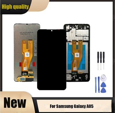 LCD Display Digitizer For Samsung Galaxy A05 Screen with Fingerprint ...