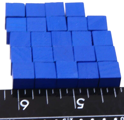 2008 Pandemic Board Game All 24 Blue Disease Wood Cubes Token Parts ...