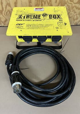 Southwire 50A X-TREME Box Temporary Power Distribution Box & 50ft ...